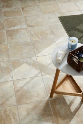 Antigua Beige Porcelain Wall and Floor Tile - 13 x 13 in. - The Tile Shop