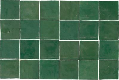 Zellige Shamrock Gloss Ceramic Wall and Floor Tile - 2 x 2 in. - The ...