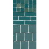 Zellige Turquoise Gloss Ceramic Wall and Floor Tile - 2 x 2 in. - The ...