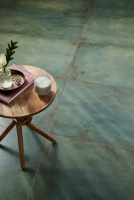 Rust Green Luster Porcelain Wall and Floor Tile - 24 x 48 in. - The ...
