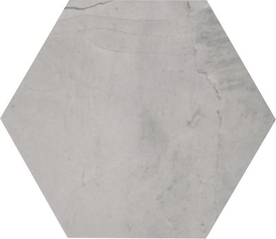 Foam Grey Porcelain Hex Wall and Floor Tile - 8.5 x 10 in. - The Tile Shop