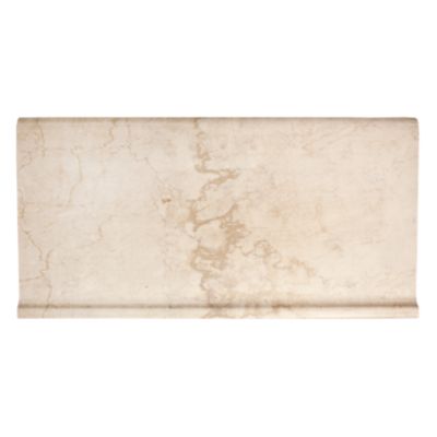 Botticino Classico Skirting Ceramic Wall Trim Tile - 3 x 12 in. - The ...