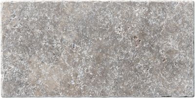 Claros Silver Tumbled Travertine Wall Tile - 8 x 15.75 in. - The Tile Shop