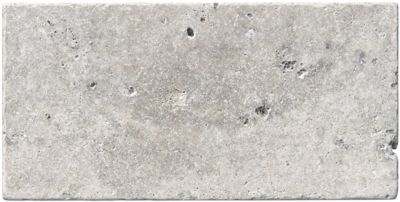 Claros Silver Tumbled Travertine Wall Tile - 8 x 15.75 in. - The Tile Shop