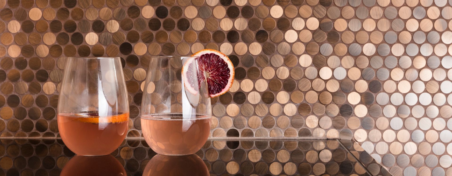 Remarkable Gallery Of Copper Tile Backsplash For Kitchen Ideas | Green ...