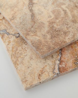 Scabos Honed Filled Travertine Wall and Floor Tile - 8 x 16 in. - The ...