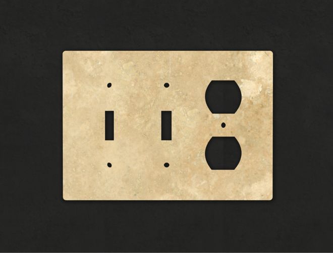 Stone Wall Switch Plates - Wall Design Ideas