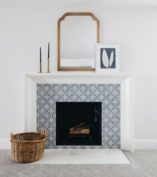 Modern Fireplace Wall Surround Tiles | The Tile Shop