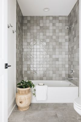 Chamonix Grey Porcelain Wall and Floor Tile - 12 x 24 in. - The Tile Shop
