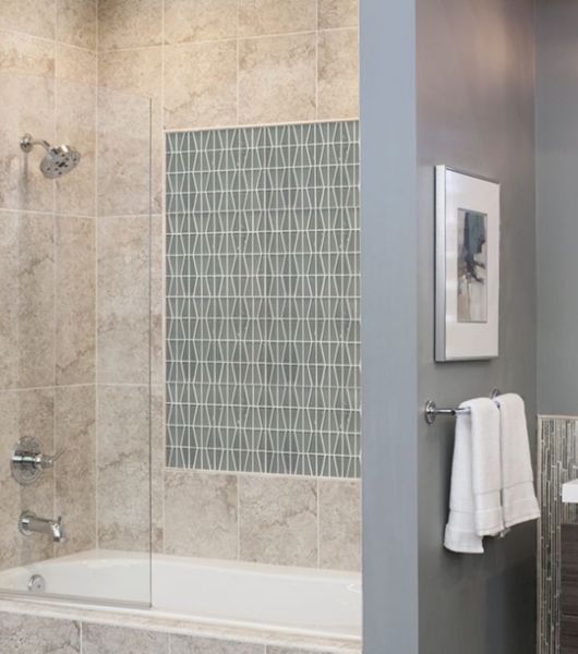 Bathroom Glass Wall Tile Designs