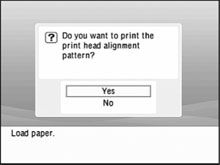 Perform Print Head Alignment - DS700
