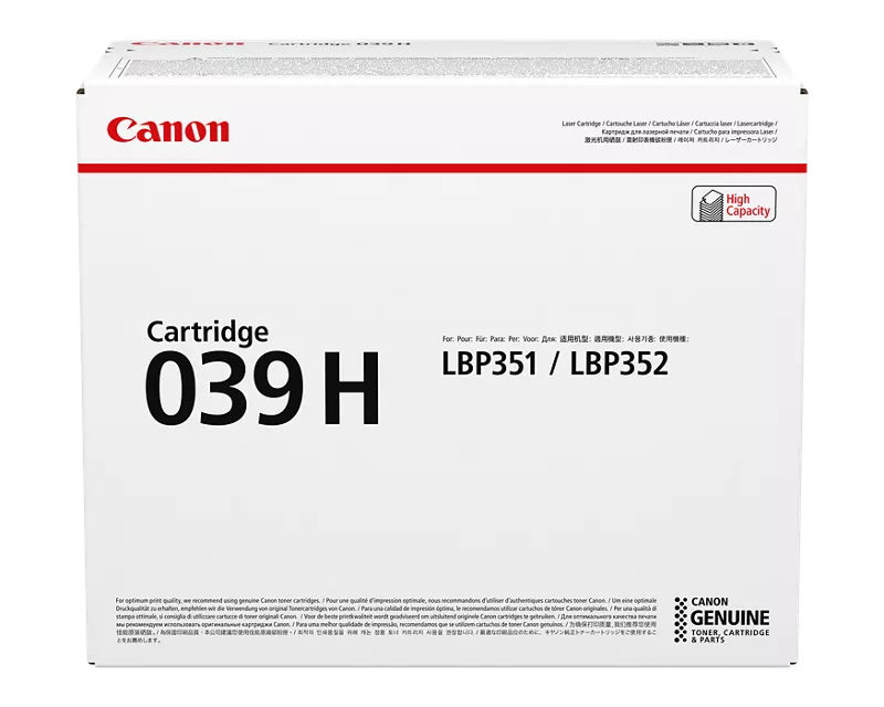 Canon Toner Cartridge 039 High Capacity Black | Canon U.S.A., Inc.