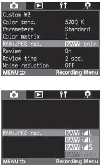 How to Simultaneously capture images in RAW and JPEG formats on the EOS 1D
