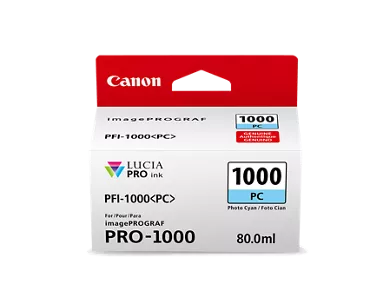 Shop Canon PFI-1000 Photo Cyan Ink Tank | Canon U.S.A., Inc.