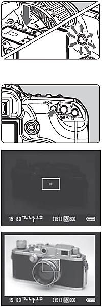 How to enable auto focus in live view mode of the EOS 50D