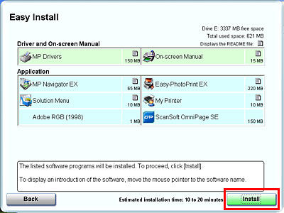 Uninstalling / reinstalling the MX300 / MX310 drivers (Windows)