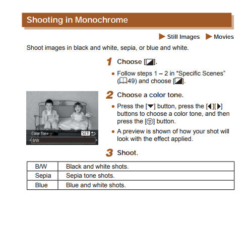 PowerShot ELPH 350 HS - Selecting a Shooting mode