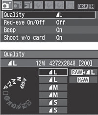 How to adjust the image recording quality settings on the EOS Digital ...
