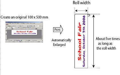 How to print Vertical or Horizontal Banners (Large-Format Printing)