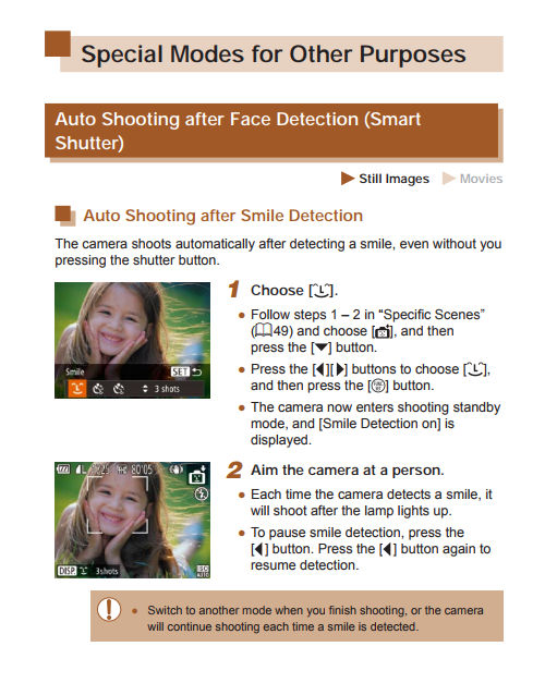 PowerShot ELPH 350 HS - Selecting a Shooting mode