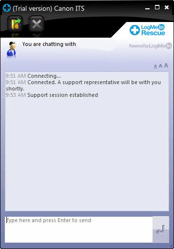 At the end of the session, please provide the status of the resolution ...