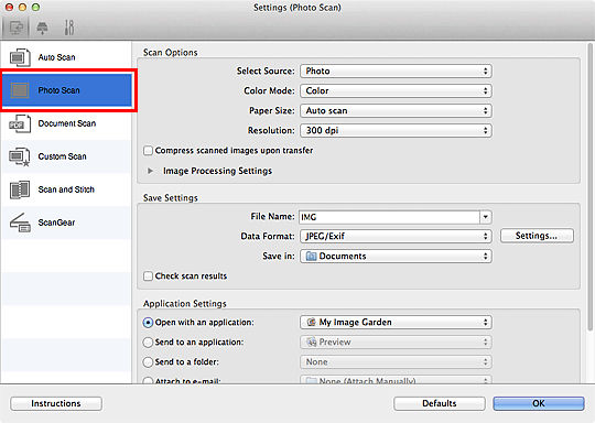 How to scan to E-mail - Mac