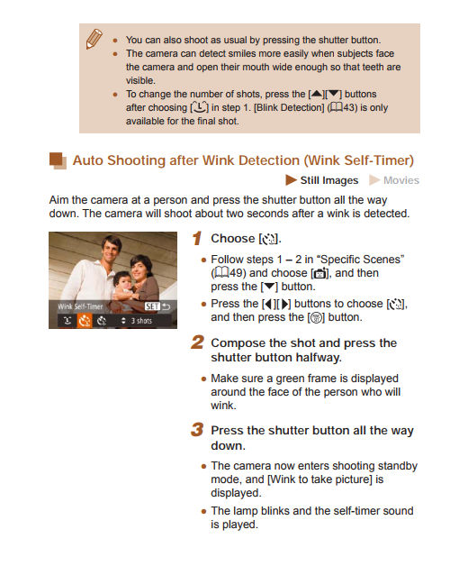 PowerShot ELPH 350 HS - Selecting a Shooting mode