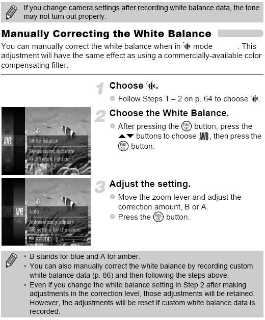 Custom White Balance