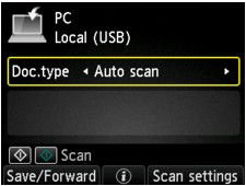 How to Scan using the MX722 Operation Panel - Windows