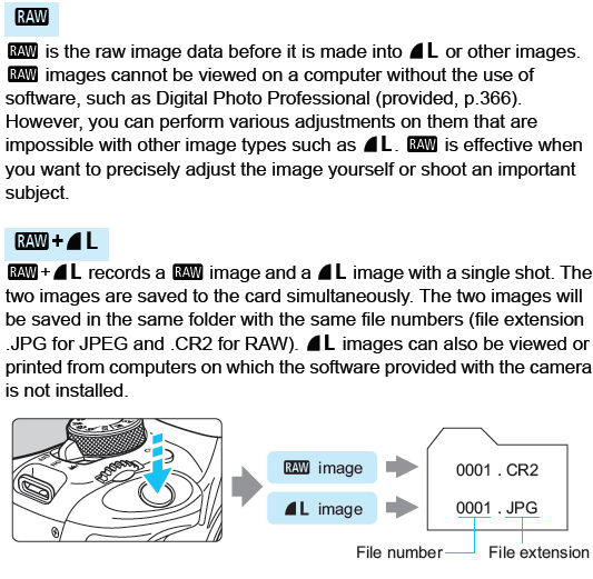 MENU Setting the Image-Recording Quality