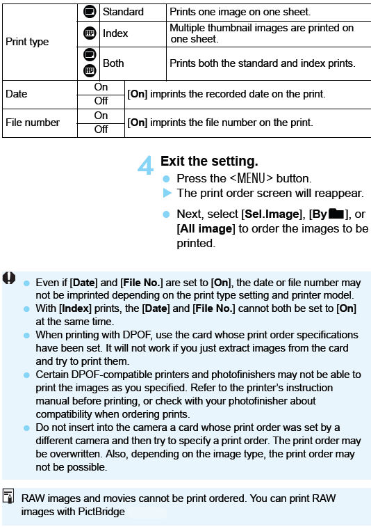 Digital Print Order Formati (DPOF)