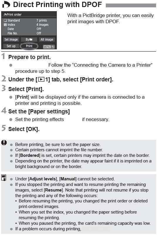 Digital Print Order Format (DPOF)