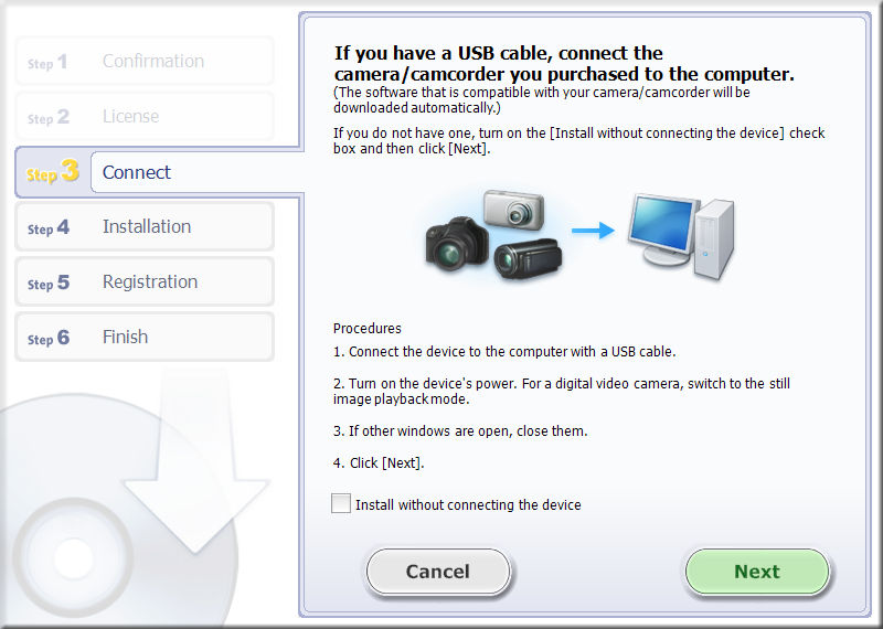 Digital Camera Solution Disk Installation Procedure
