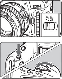 How to set the AF Mode on the EOS 1Ds MK III