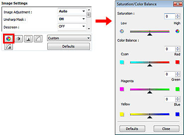 Correcting Images and Adjusting Colors with ScanGear (Scanner Driver)