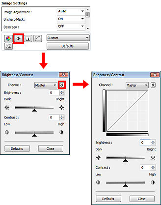 Correcting Images and Adjusting Colors with ScanGear (Scanner Driver)