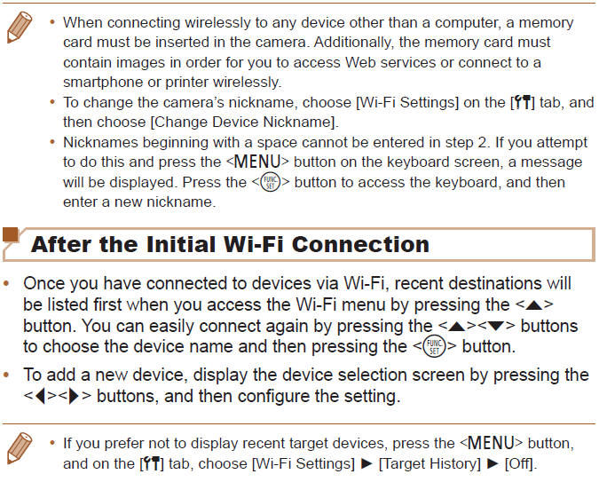 Initial Connection via Wi-Fi