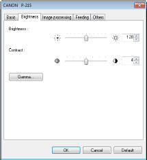 Scanner Settings (P-215)