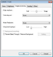 Scanner Settings (P-215)