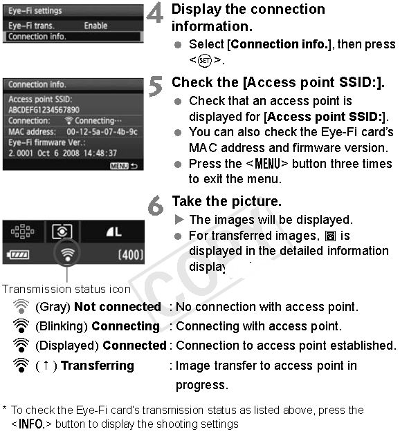 Using a Eye-Fi Card