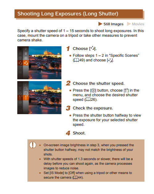 PowerShot ELPH 350 HS - Selecting a Shooting mode