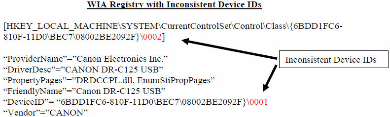 Scanner is not recognized properly by Windows or imageFORMULA Utility.