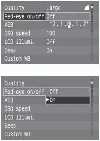 How to use auto flash with red-eye reduction on the EOS D60