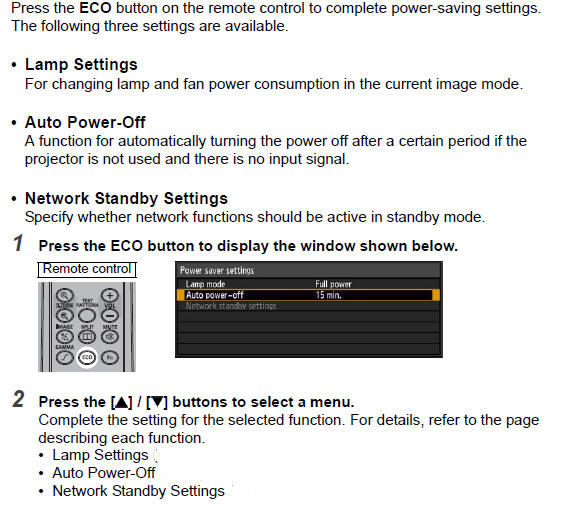 Set Power-Saving Settings