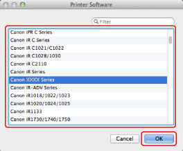 Adding a Printer via TCP/IP Connection (imageCLASS/ Faxphone Driver MF Printer Driver 10.2.0)