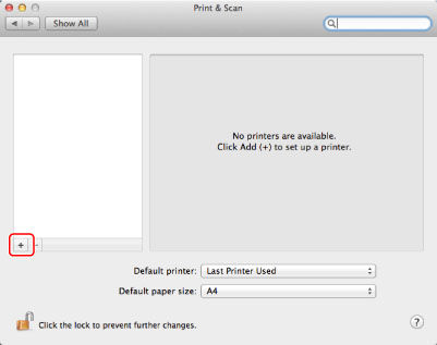 Adding a Printer via Bonjour Connection (imageCLASS/ Faxphone Driver MF ...