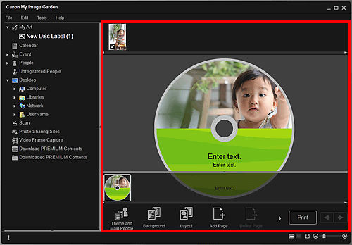 Printing cd/dvd Disc Labels