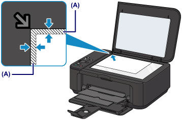 Loading Originals on the Platen Glass - MG3620