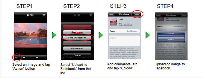 How to Download Images via the Camerawindow (iPhone/iPad)