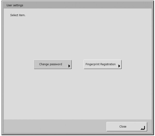 How to change the password